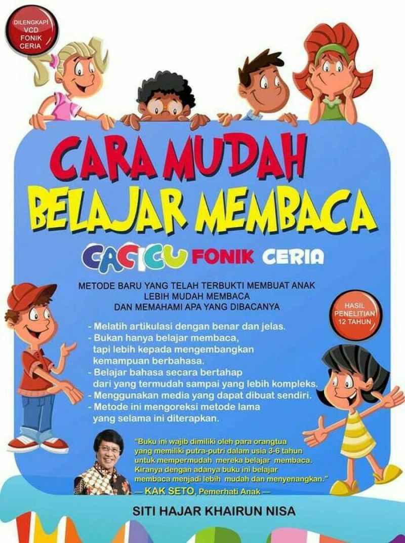 Jual Cara Mudah Belajar Membaca CACICU Fonik Ceria di Seller Alifia ...