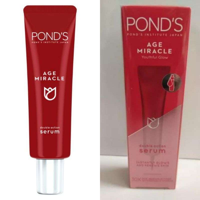 Jual PONDS AGE MIRACLE Serum Wajah Anti Aging+Glowing Serum 15ml di ...
