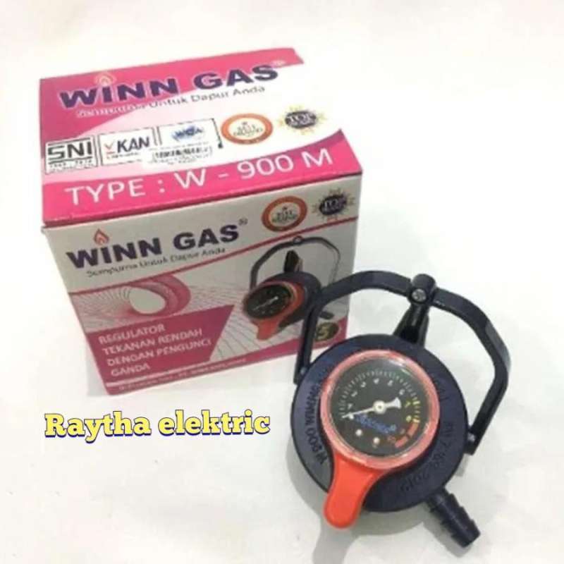 Jual Winn Gas Regulator Double Lock W900 Tekanan Rendah W900m W-900 ...