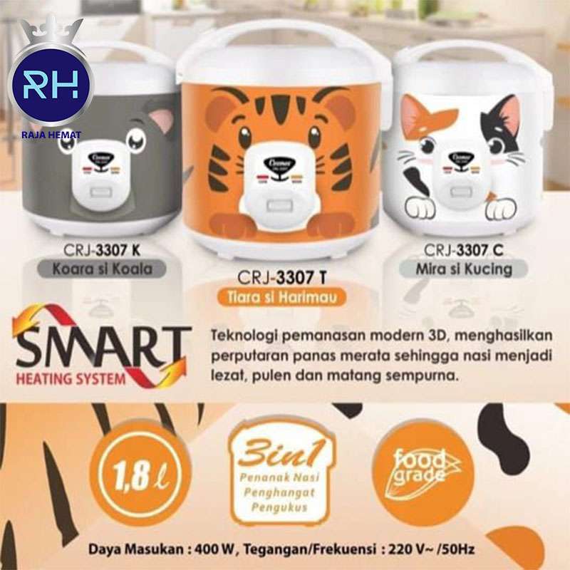 Jual MAGIC COM COSMOS CRJ 3307 FABELIA SERIES / RICE COOKER COSMOS di ...