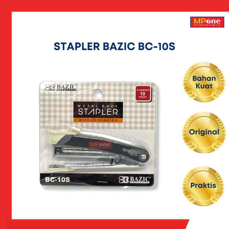 Jual Staples Bazic / Staples Bazic BC-10S / Stapler Kantor di Seller MP ...
