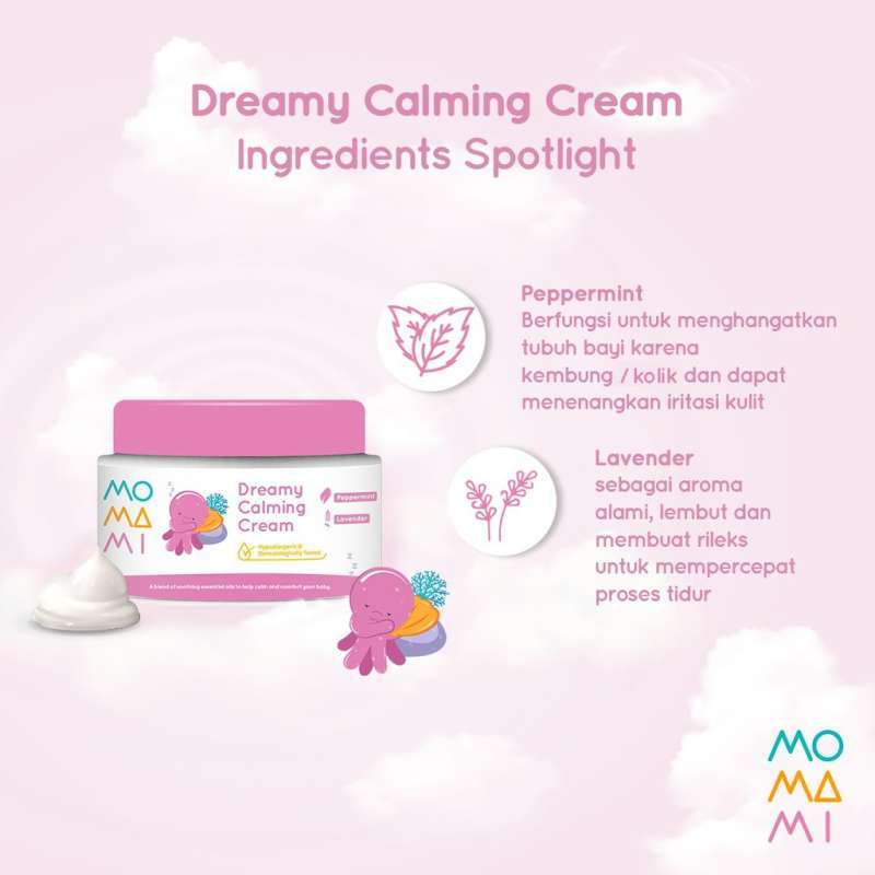 Jual Momami Dreamy Calming Cream 50g di Seller Little Anabelle ...