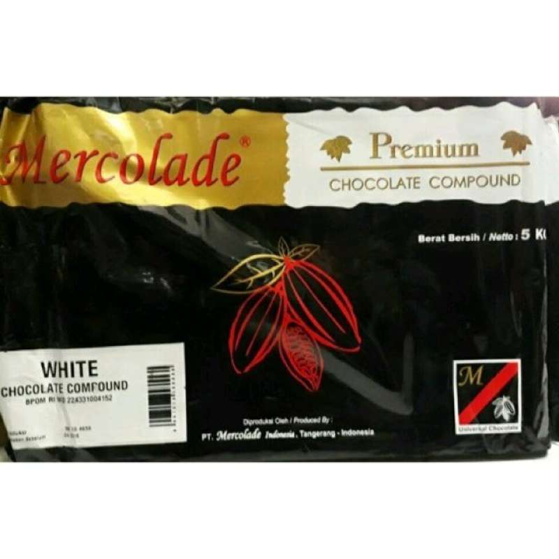 Jual Cokelat Putih Batang - Chocolate Compound Mercolade White 5kg di ...