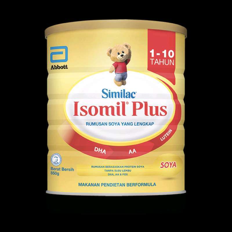 Jual Abbott Similac Isomil Plus Soya Milk Powder 0 - 12 bulan 850g - 1 ...