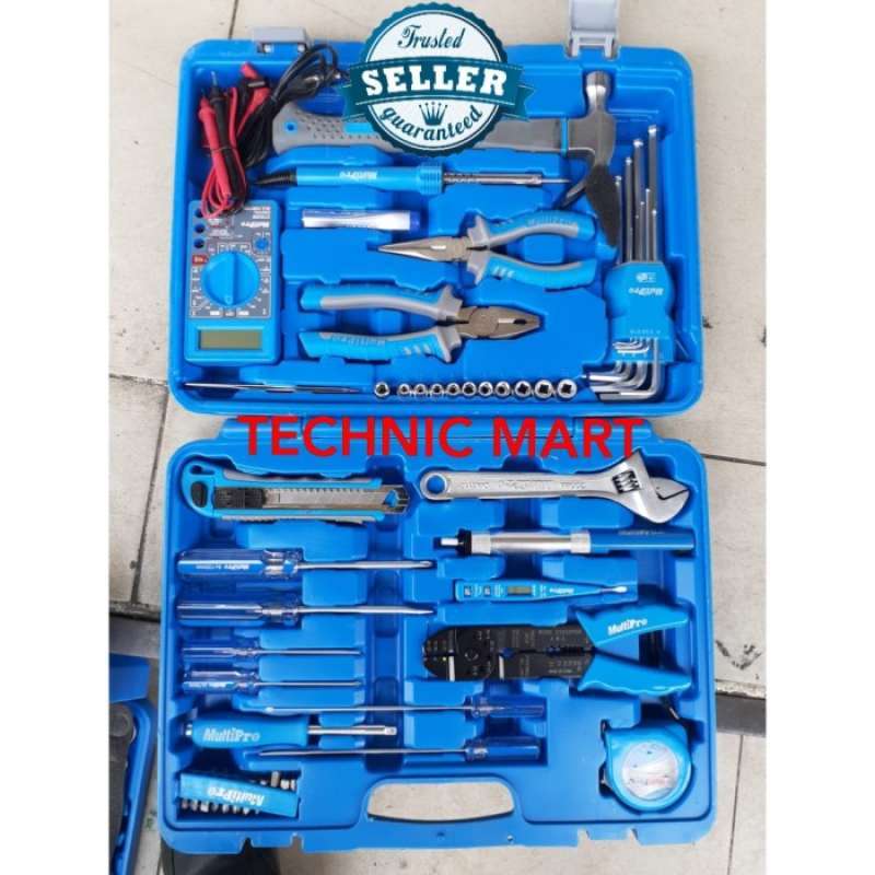 Promo Multipro Toolkit Set Elektric Tool Set 52 Pc Diskon 10% Di Seller ...