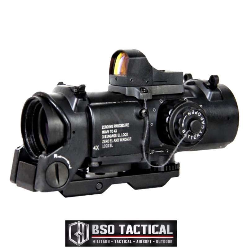 Jual Elcan Specter Mini DR Scope Tactical Sight 4x Fix Zoom QD Rail di ...