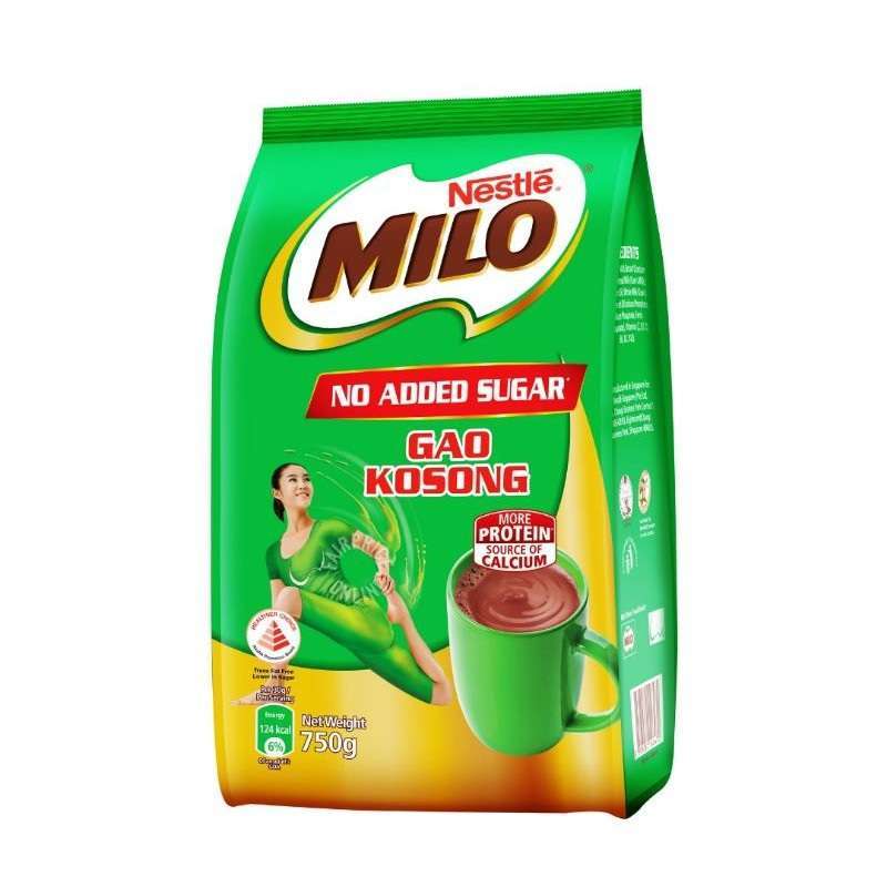 Promo Milo Instant Gao Kosong No Added Sugar / Milo Tanpa Gula ...