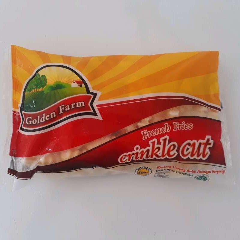 Jual Golden Farm Crincle Cut French Fries 500gr / Kentang Goreng Beku ...