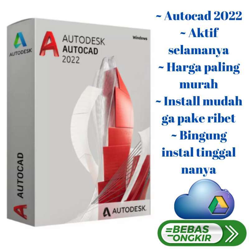 Promo Autocad 2022 Full Aktivasi Permanen Diskon 90% Di Seller Rumah ...