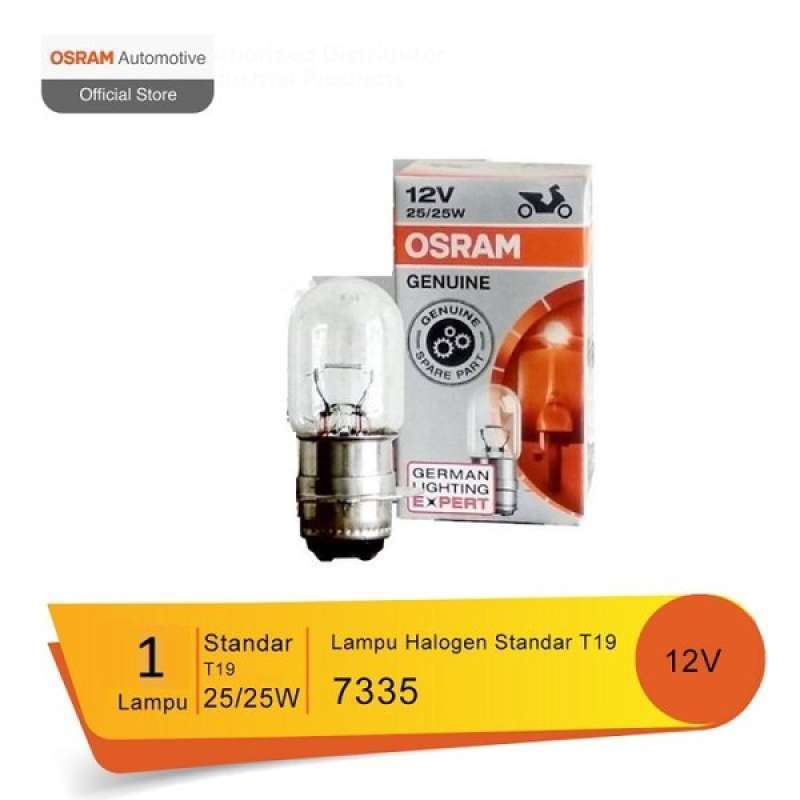 Promo Osram Lampu Utama Motor Headlamp T19 M5 K1 Putih Kekuningan 7335 ...