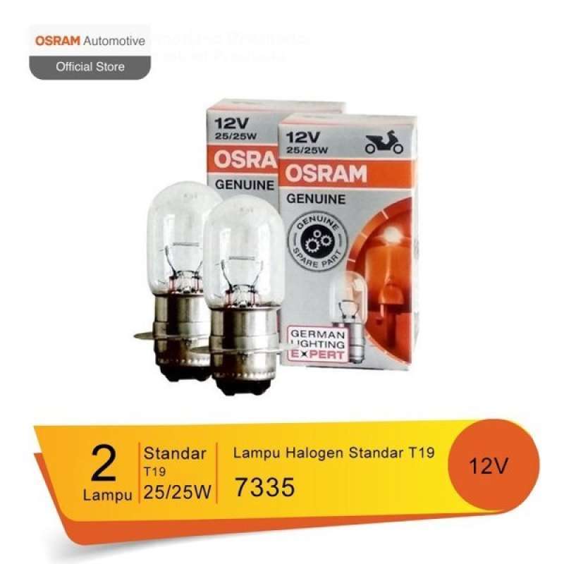 Promo Osram Lampu Utama Motor Headlamp T19 M5 K1 Putih Kekuningan 7335 1 Pcs Diskon 10% di ...