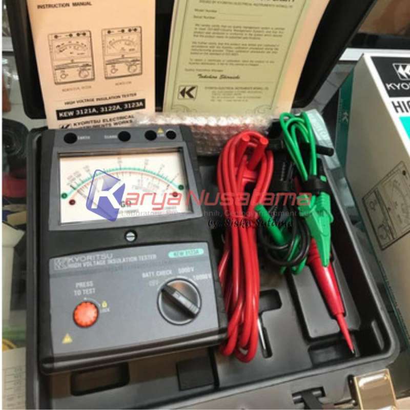 Jual KYORITSU 3123A Analog High Voltage Insulation Tester di Seller ...