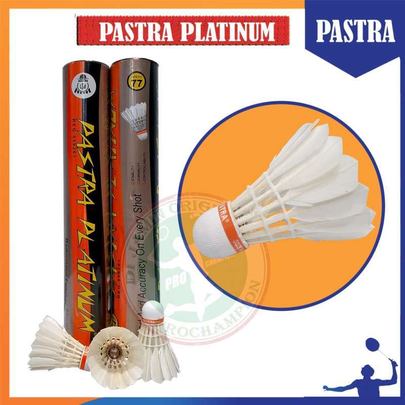 Jual PASTRA Platinum Bulu Tebal Dobel Wings Shuttlecock Badminton ...