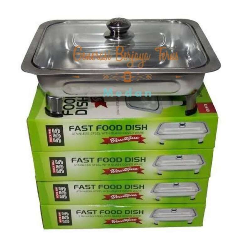 Jual Tempat Makan Prasmanan Fast Food Dish Wadah Prasmanan Full Tutup ...