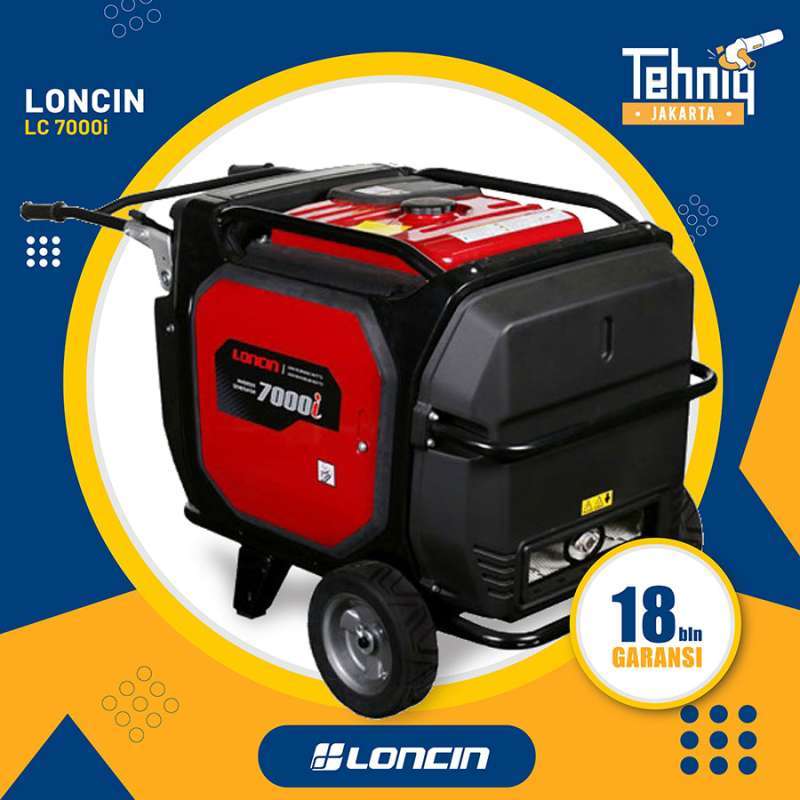 Jual LONCIN LC 7000i Digital Generator Bensin Inverter Series 7500 Watt ...