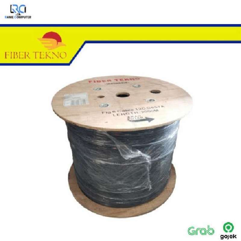 Jual Kabel Fiber optik Dropcore Mini Fig8 12core Fo cable 2000 mtr ...
