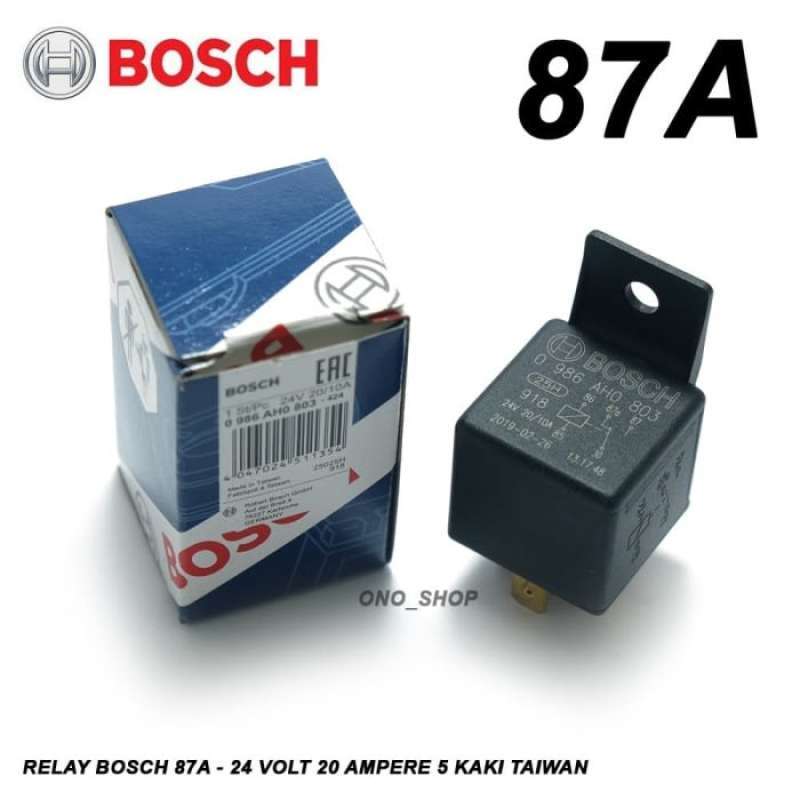 Jual Unik Relay Bosch 87a - 24 Volt 20 Ampere 5 Kaki Taiwan Berkualitas ...