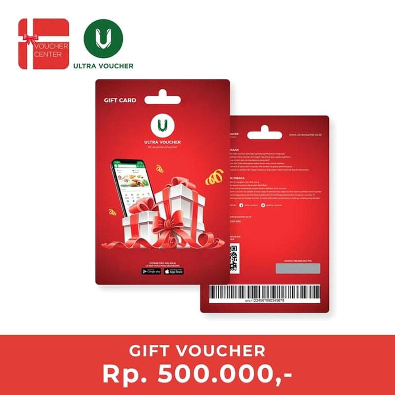 Jual Ultra Voucher Gift Card Fisik Special Value Rp. 500.000 di Seller ...