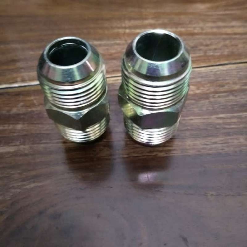 Jual Premium Double Nepel Besi GALVANIS 1 MB X 1MJ #3000 1 JIC X 1 NPT ...