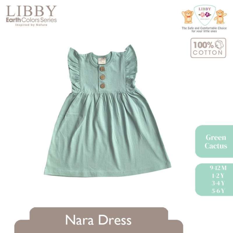 Promo Libby Baby Earth Nara Dress Anak Bayi Baru Lahir Newborn ...
