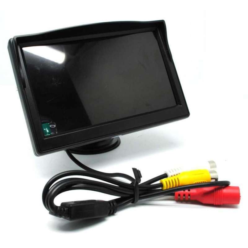 Jual Layar Monitor Parkir Mobil Rear View TFT LCD 5 Inch 12 Volt Rasio ...