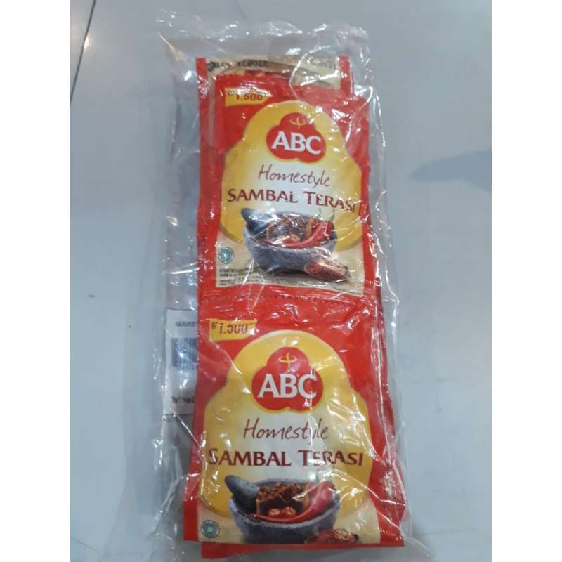 Jual Sambal Terasi abc sachet isi 10 / Sambel Terasi ABC Homestyle ... Jual Sambal Terasi abc sachet isi 10 / Sambel Terasi ABC Homestyle ...