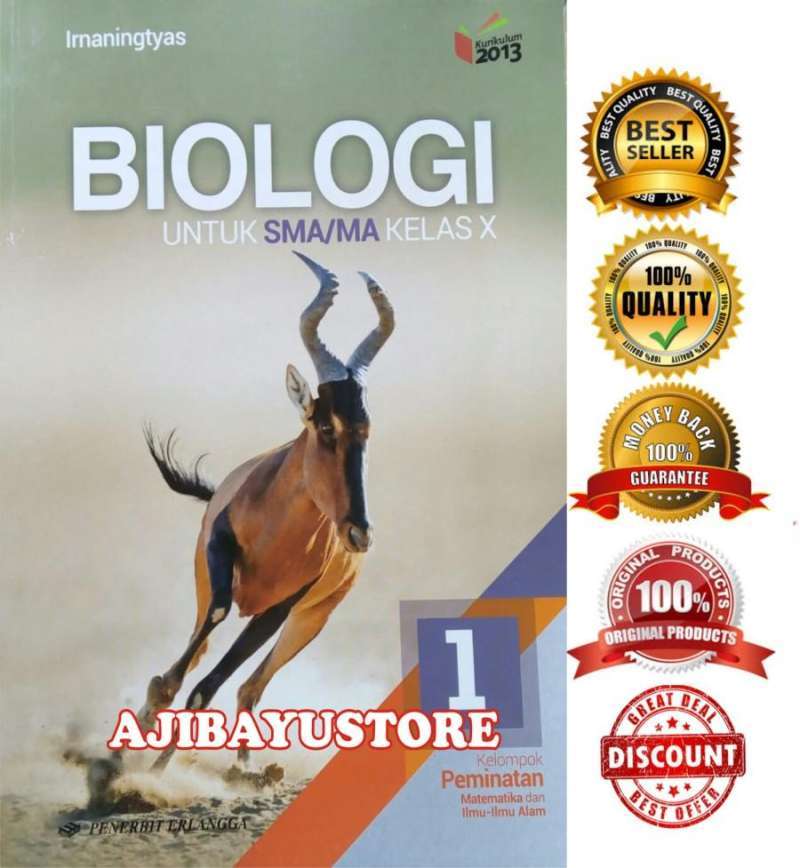 Jual BIOLOGI UNTUK SMA MA KELAS X 10 KURIKULUM 2013 IRNANINGTYAS ERLANGGA di Seller AJIBAYUSTORE ...