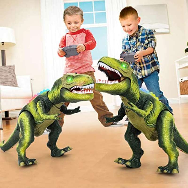 Promo STEAM Life Remote Control Dinosaur Toys for Kids 3 4 5 6 7+ Light ...