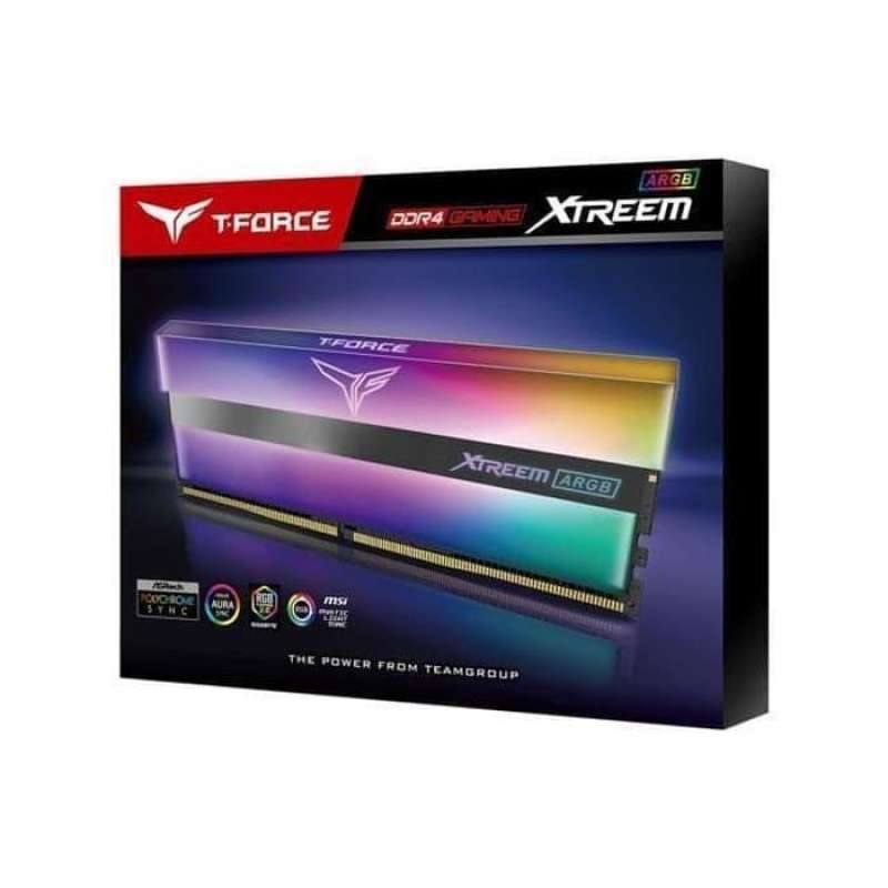 Jual Ram PC Team T-Force XTreem ARGB 64GB ( 32GBx2 ) DDR4 3600 MHz di ...