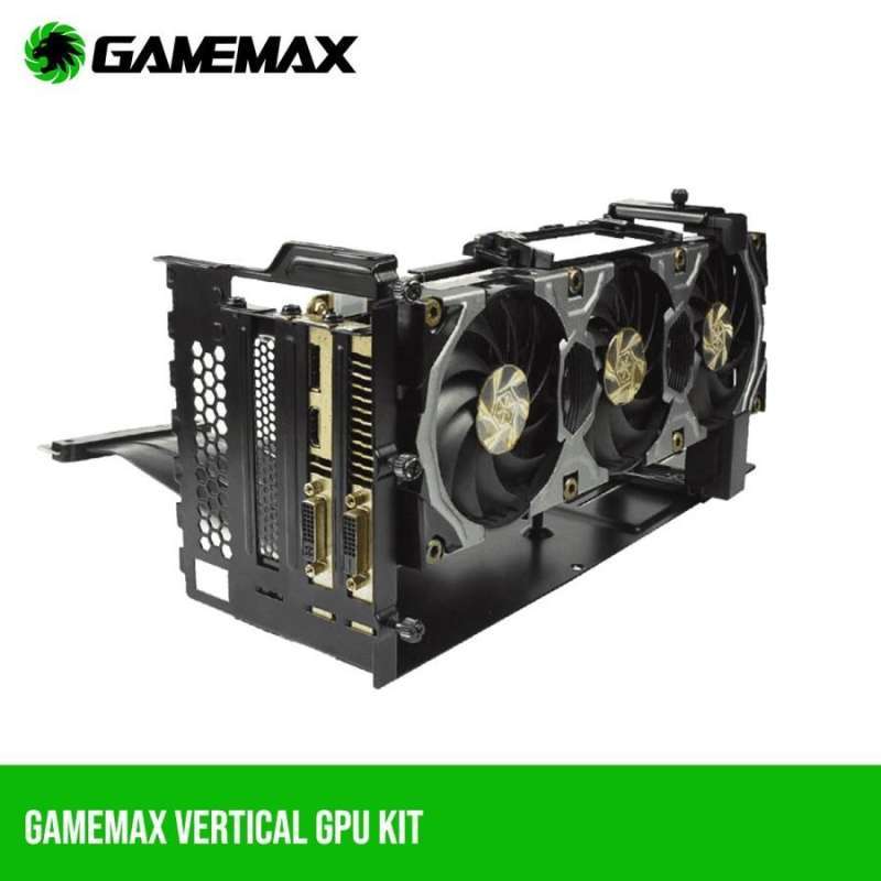 Jual Gamemax Vertical GPU Kit with Riser Cable and VGA GPU Holder di ...