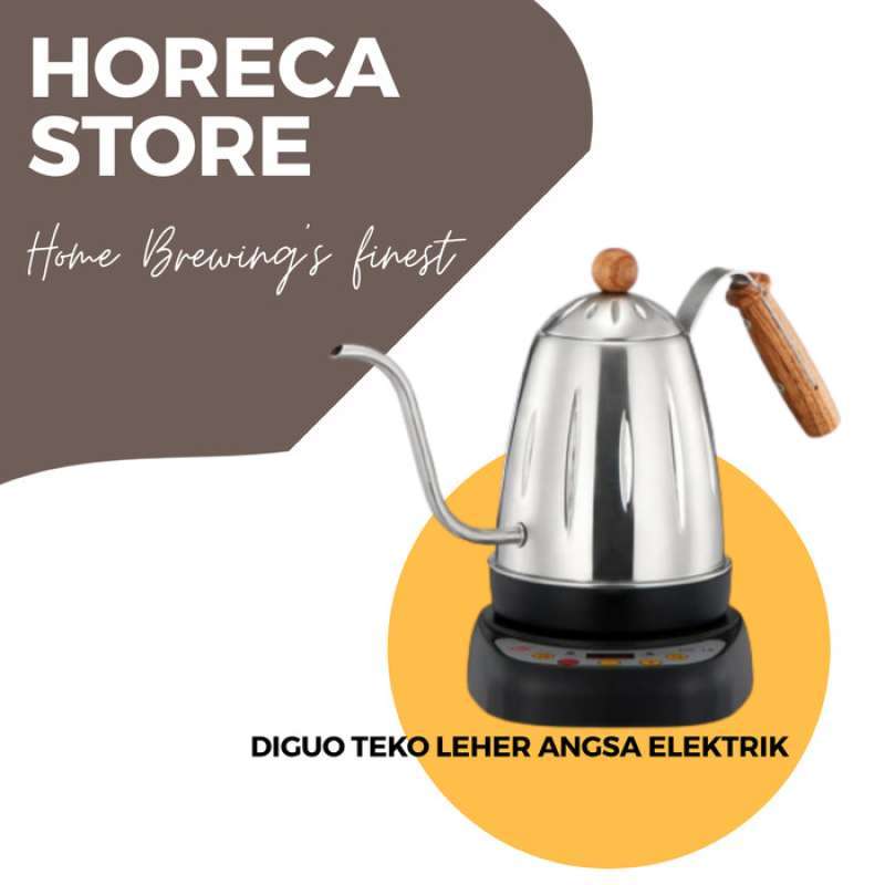 Promo Teko Leher Angsa Diguo 700ml Electric Gooseneck Kettle Diskon 11% ...