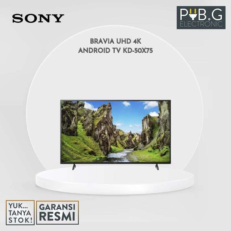 Jual SONY KD-50X75K 4K UHD SMART ANDROID LED TV 50 INCH di Seller PUB.G ...