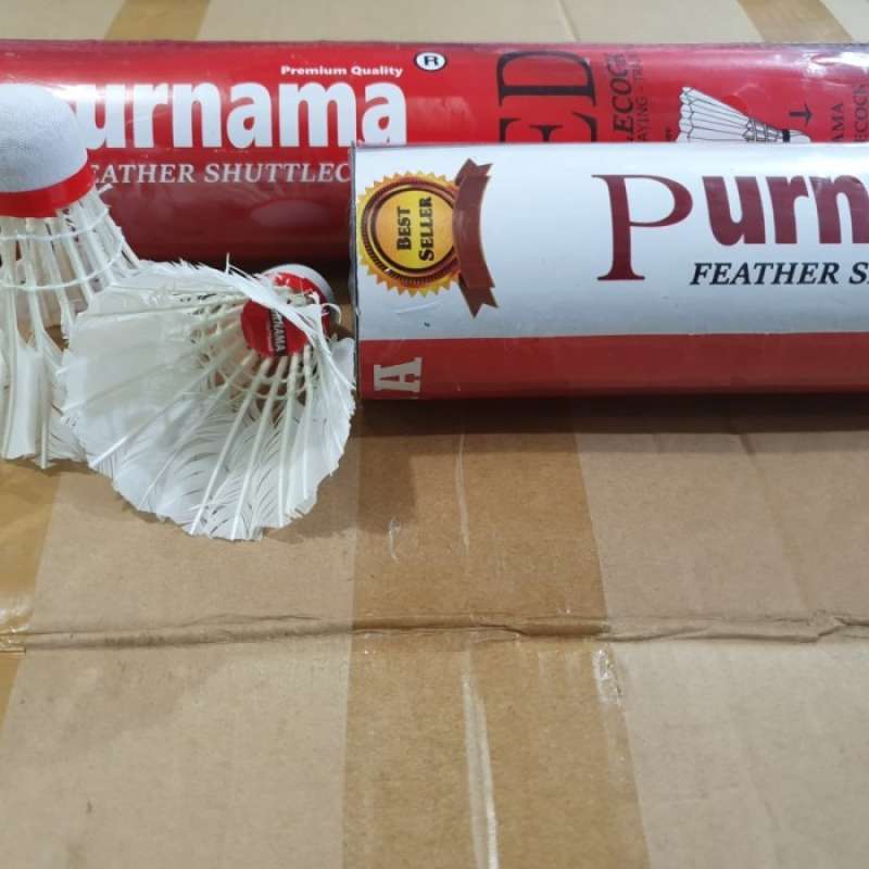 Promo SHUTTLECOCK - COCK BADMINTON PURNAMA MERAH ANAK Diskon 5% di ...