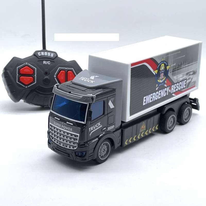 Promo Mainan Mobil Truk RC Remote Control Truck Trailer Tow Truck Cargo ...