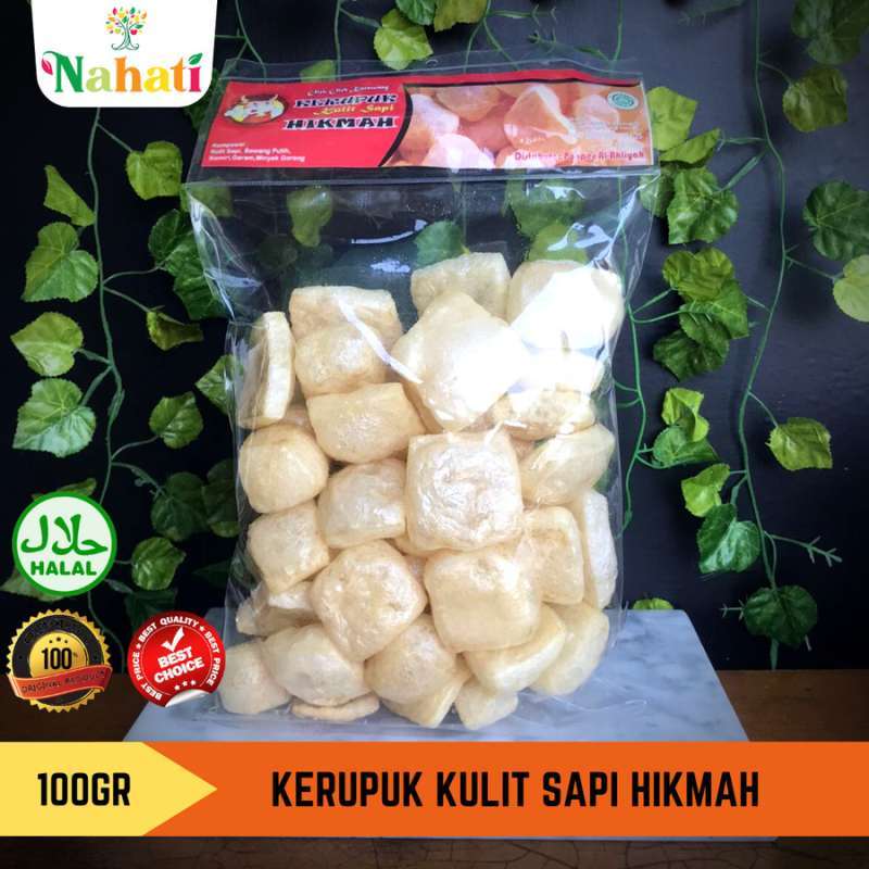 Jual Kerupuk Kulit Sapi Hikmah 100gr Cemilan Kerupuk Kulit Di Seller