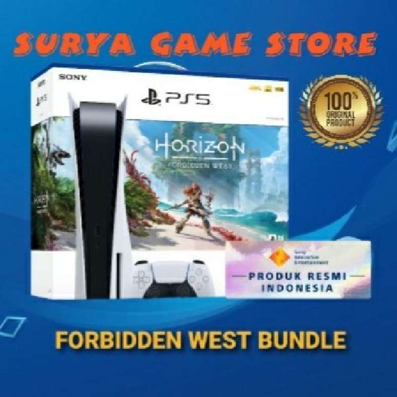 Jual PS5 SONY PLAYSTATION 5 BUNDLE HORIZON FORBIDDEN WEST - DISC BUNDLE di Seller SURYA GAME ...