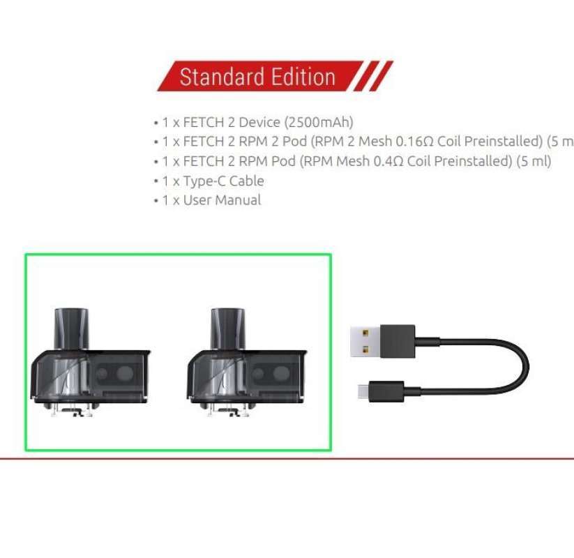 Jual Authentic Smok Fetch 2 Empty Pod Cartridge 1pcs Di Seller Vape Oi ...