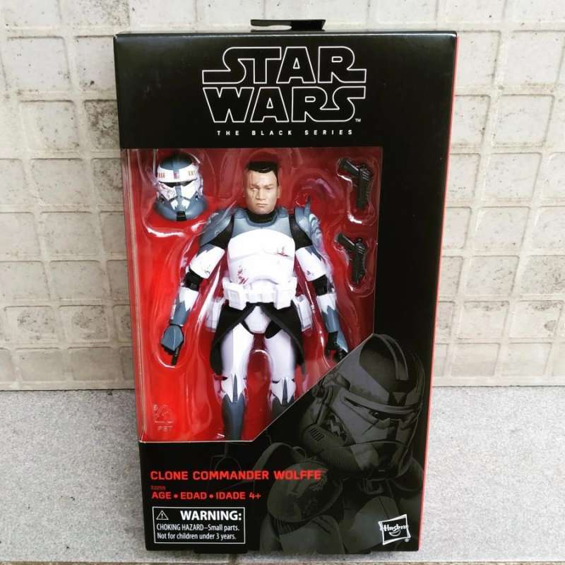 Jual HASBRO STAR WARS BLACK SERIES CLONE COMMANDER WOLFFE CLONETROOPER ...