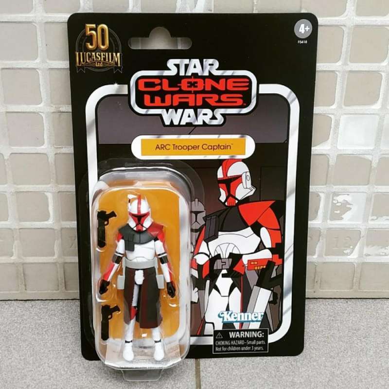Jual HASBRO STAR WARS TVC CLONE WARS ARC TROOPER CAPTAIN VINTAGE ...