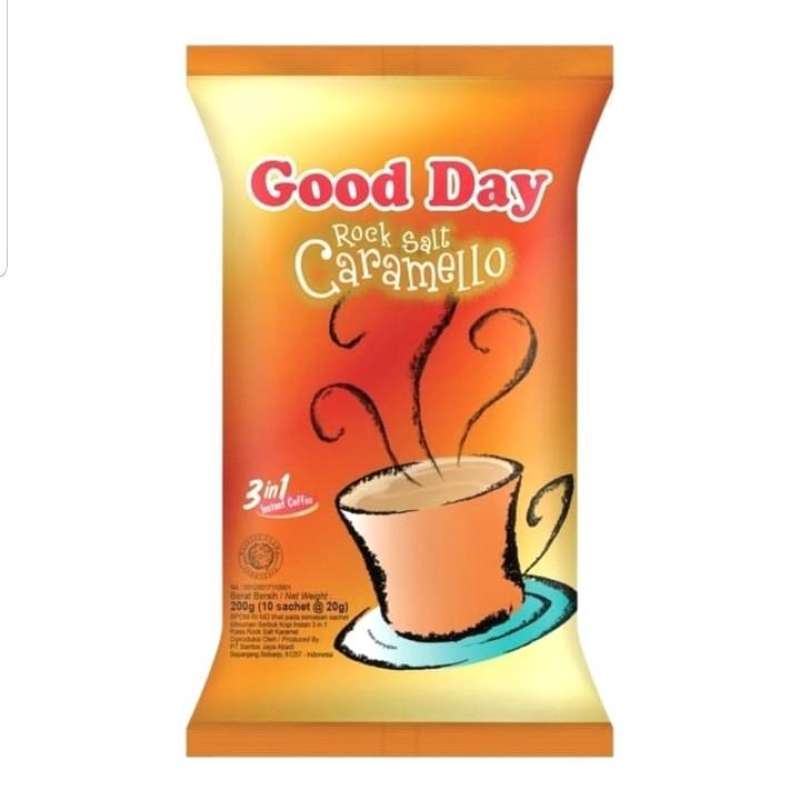 Jual GOOD DAY ROCK SALT CARAMELLO 10 SACHET X 20G di Seller Srisusan ...