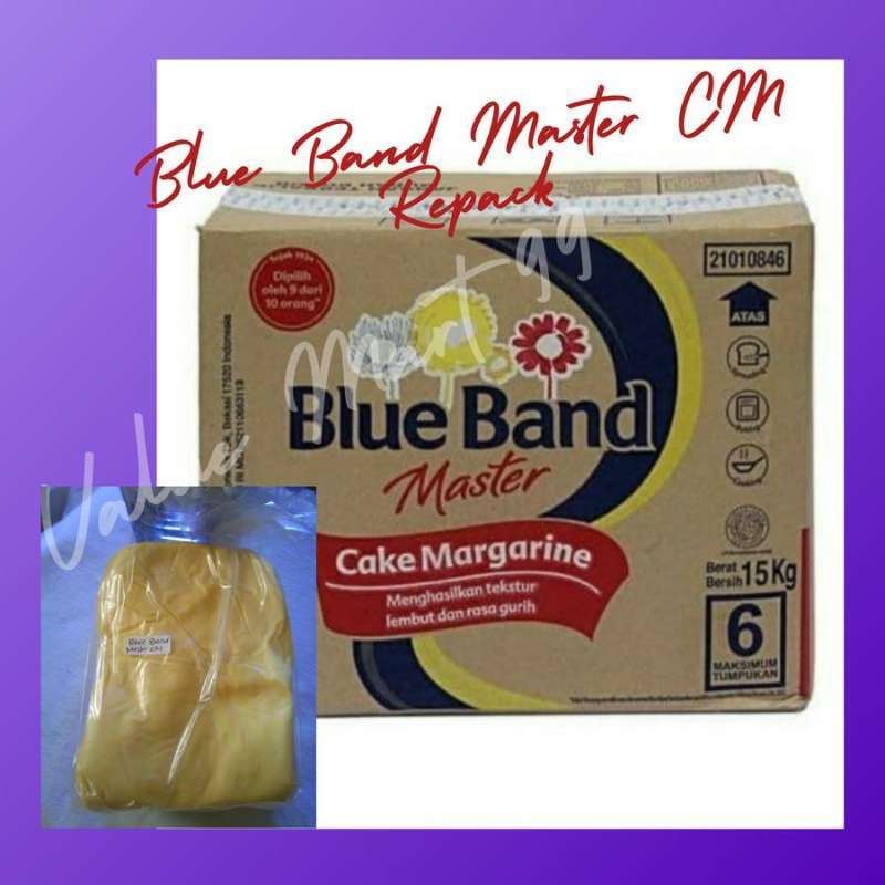 Jual Blue Band Master Cake Margarine repack 1 kg di Seller Tbk ...