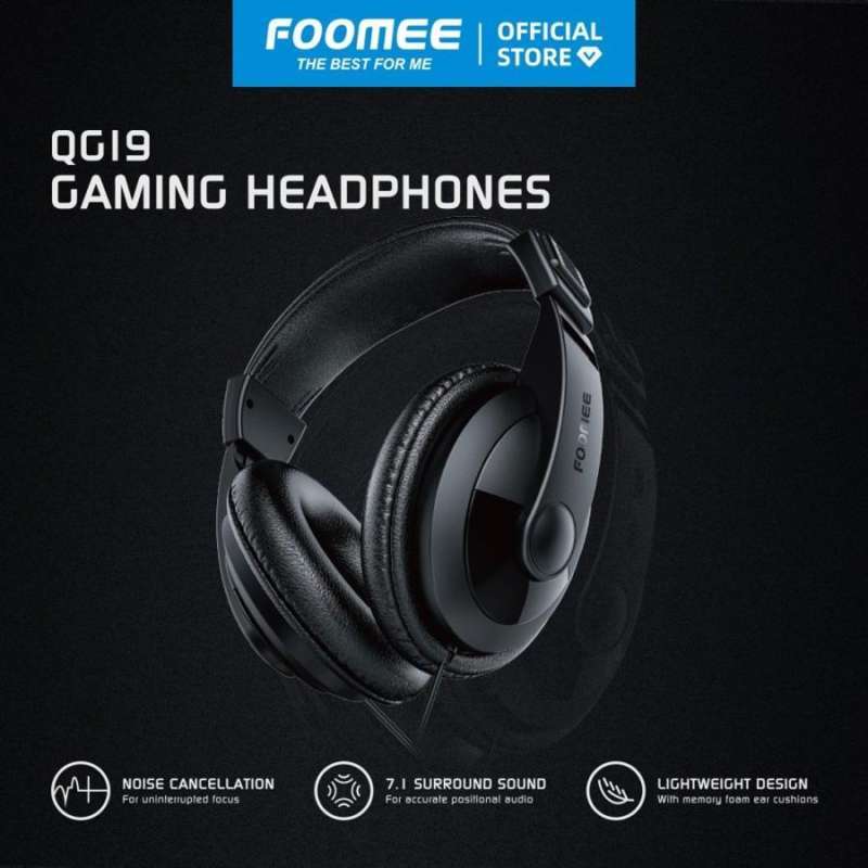 Jual Foomee Qg19 Gaming Headphone Hd Headset Over Ear Music Di Seller ...