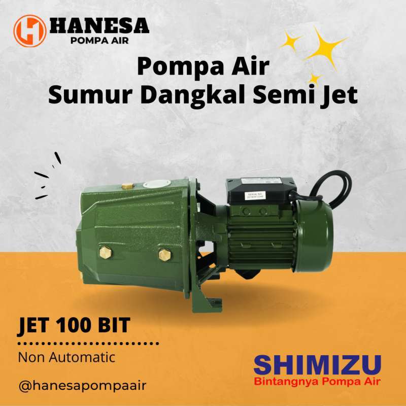 Jual Shimizu Jet 100 Bit Pompa Air Sumur Dangkal Non Otomatis Di Seller Hanesa Pompa Air ...