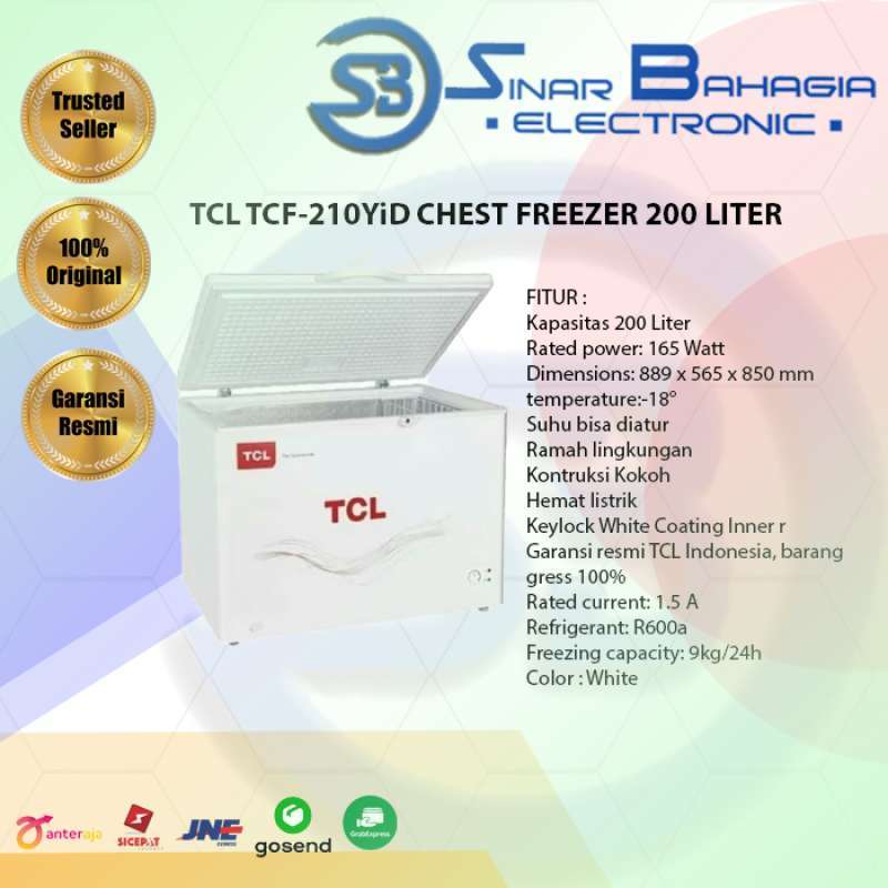 Jual TCL TCF 210YiD CHEST FREEZER 200 LITER NEW KHUSUS BANDUNG Di jual-tcl-tcf-210yid-chest-freezer-200-liter-new-khusus-bandung-di
