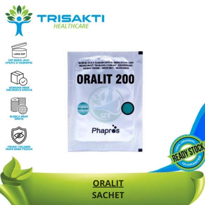 Jual Cairan Dehidrasi Oralit Sachet Untuk Diare dan Muntah di Seller ...
