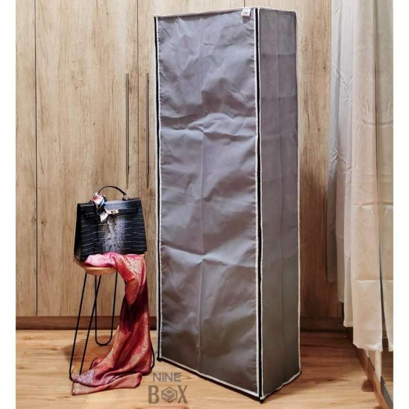 Jual Rak hijab/ rak jilbab / rak gantung hijab plus 2laci - Abu-abu di ...