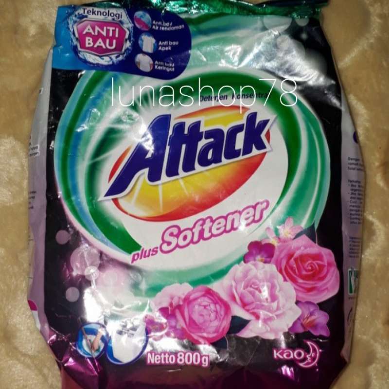 Jual Deterjen konsentrat Attack plus softener 800g di Seller AToZphere - Pandau Hulu I, Kota ...