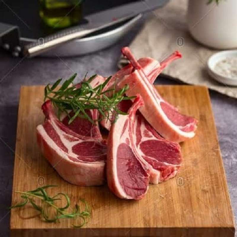 Jual Iga Kambing 2kg / 1kg Lamb Chop Import Australia Halal Di Seller ...