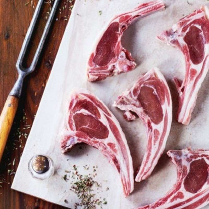 Jual Iga Kambing 2kg / 1kg Lamb Chop Import Australia Halal Di Seller ...