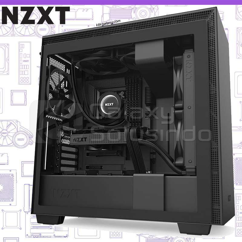 Promo Nzxt H710 Tempered Glass Mid Tower Gaming Case (up To E-atx ...